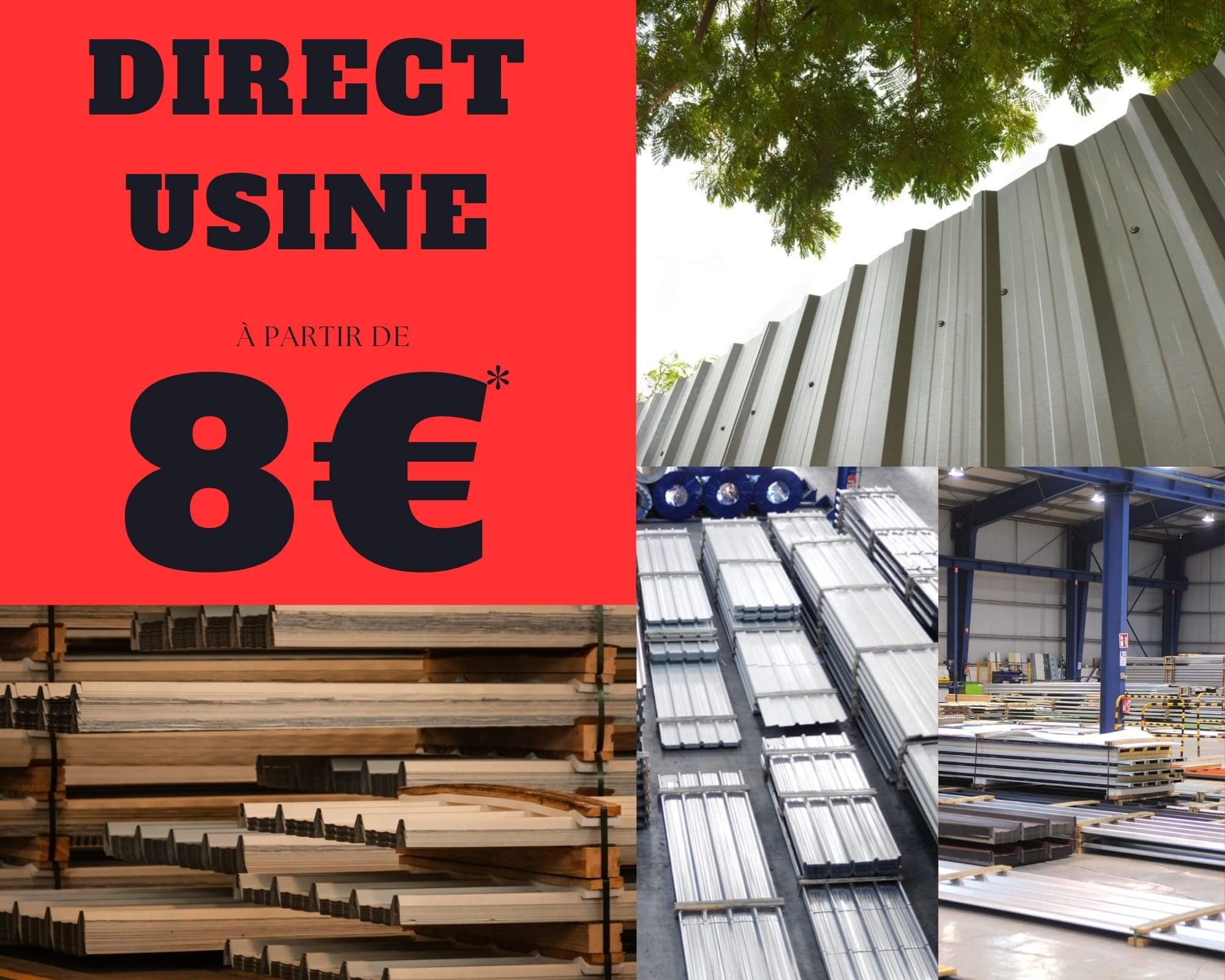 Nos tôles de couverture et de bardage | Bac Acier France
